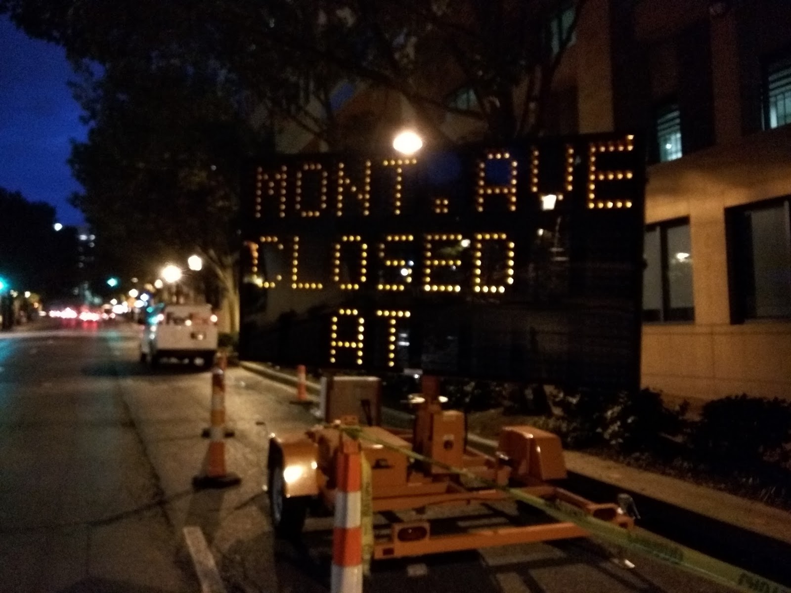 Robert Dyer @ Bethesda Row: Montgomery Avenue to close at MD 355 in ...
