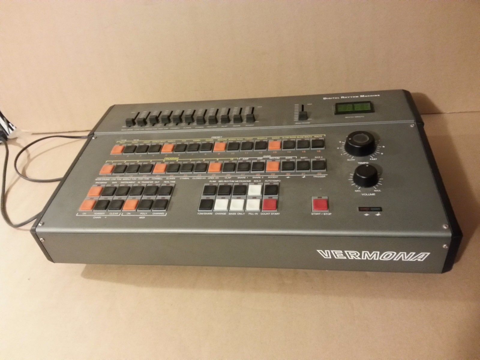 MATRIXSYNTH: Vermona DRM 1 Vintage Analog Drum Machine Synthesizer