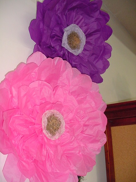 Designs by Laura & Vintage Finds: DIY - Large Tissue Paper Flower