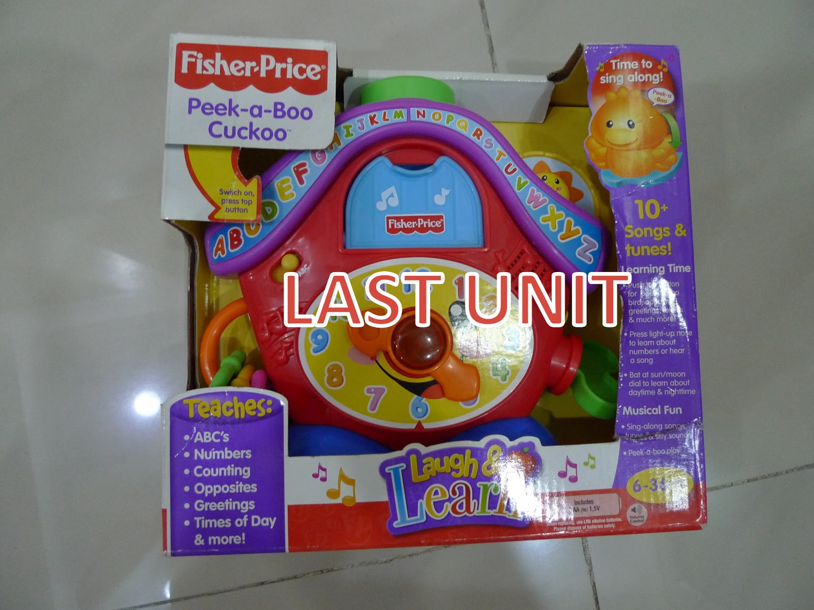 SS Mini Market: Fisher Price Peek a Boo Cuckoo