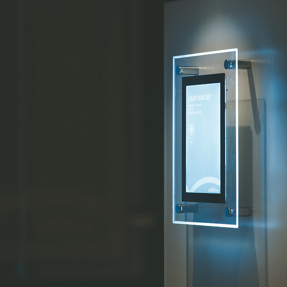 Unifitting Wall mounted LED light box,LED crystal light box,LED light ...