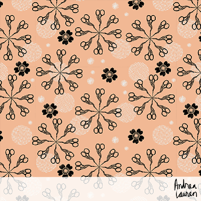 Ink Print Repeat by Andrea Lauren: July 2014