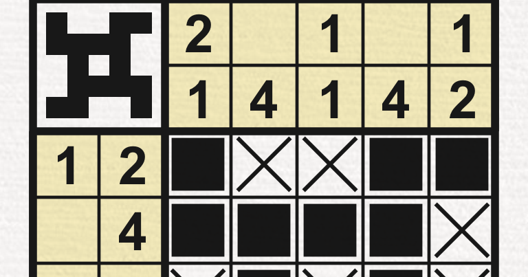 Nonograms Katana Solutions: 5X5 - SHURIKEN