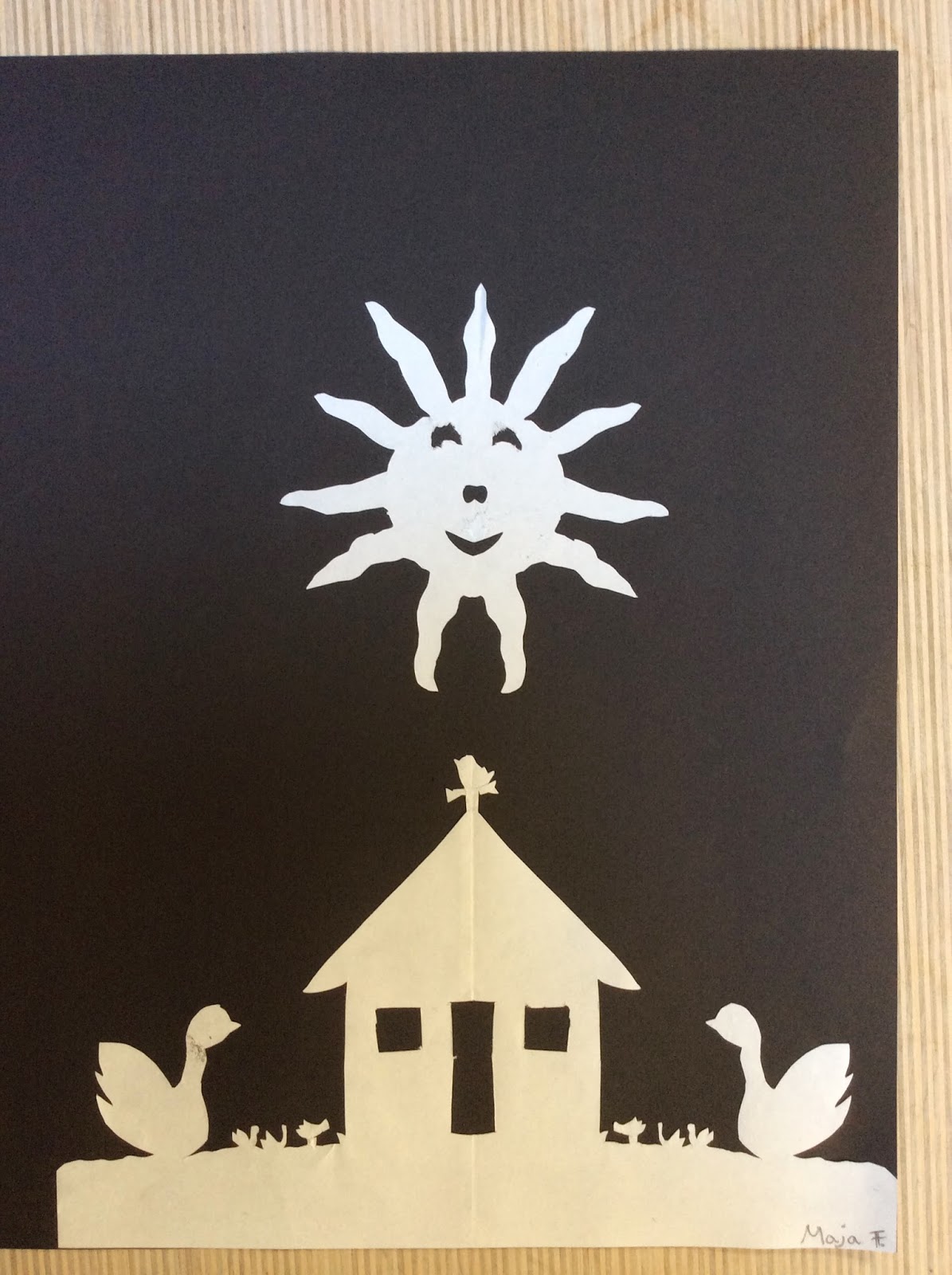 Bidt af billedkunst!: Papirklip a la H.C. Andersen - art trading