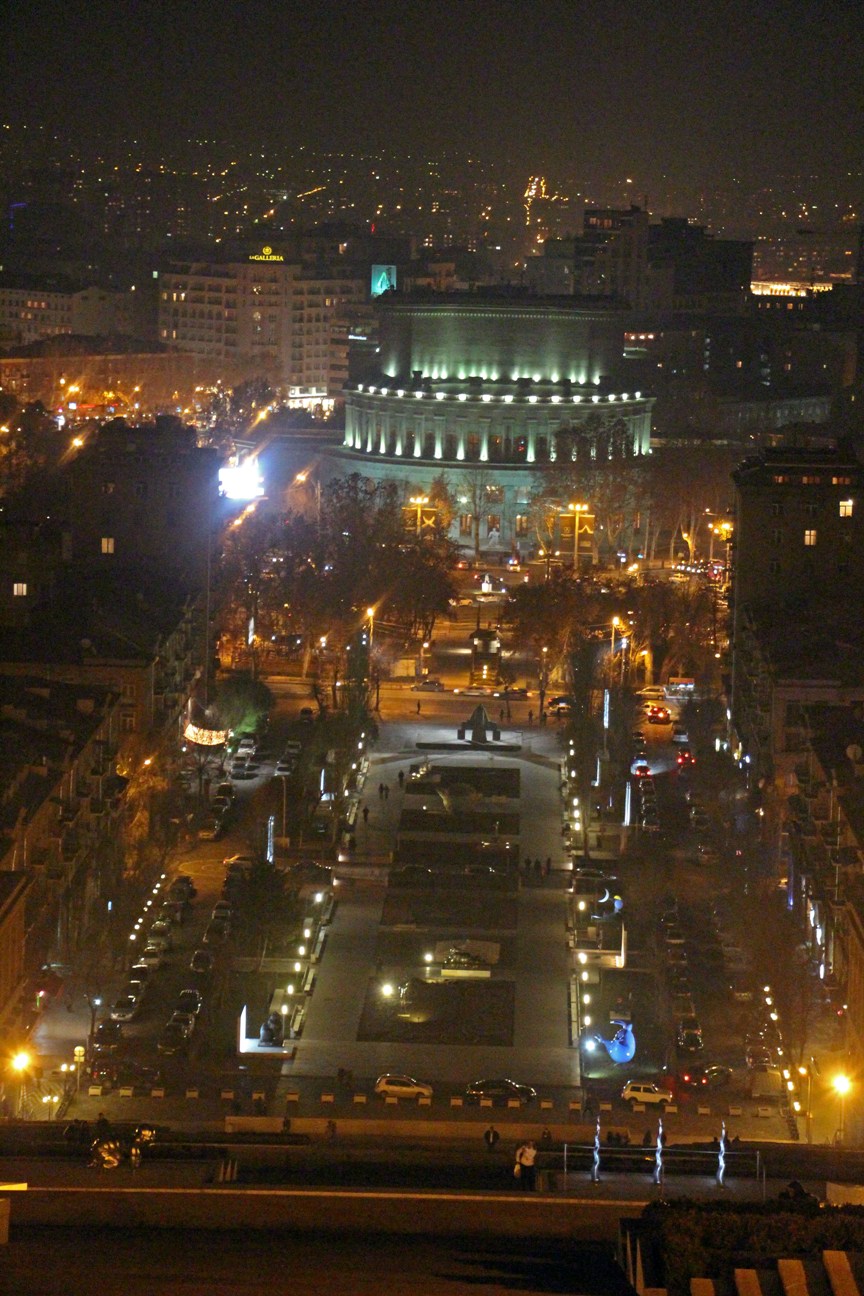 the viewing deck: Yerevan City Night Strolling