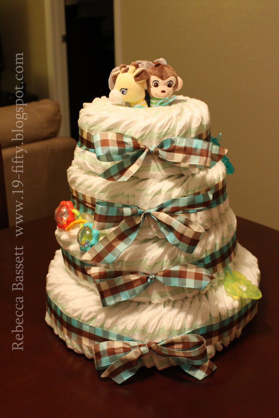 19-fifty: How To Make A Diaper Cake