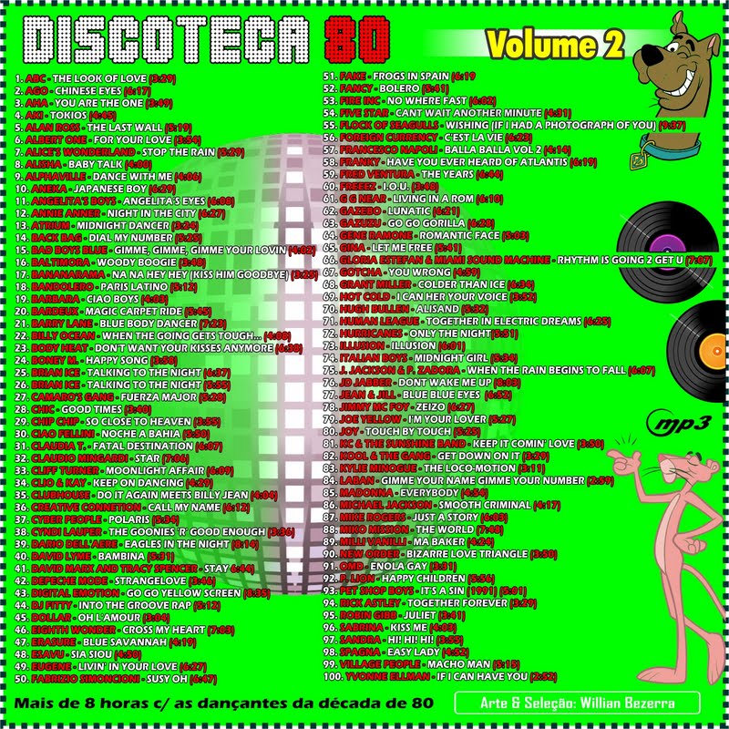 GALERIA DO FLASHBACK ♫♪♫♪♫: Coletânea - Disco 80 Vol. 01e 02