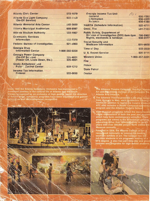 INSIDE BOB FOREMAN'S BRAIN PART 2: COVER ART: ATLANTA TELEPHONE ...