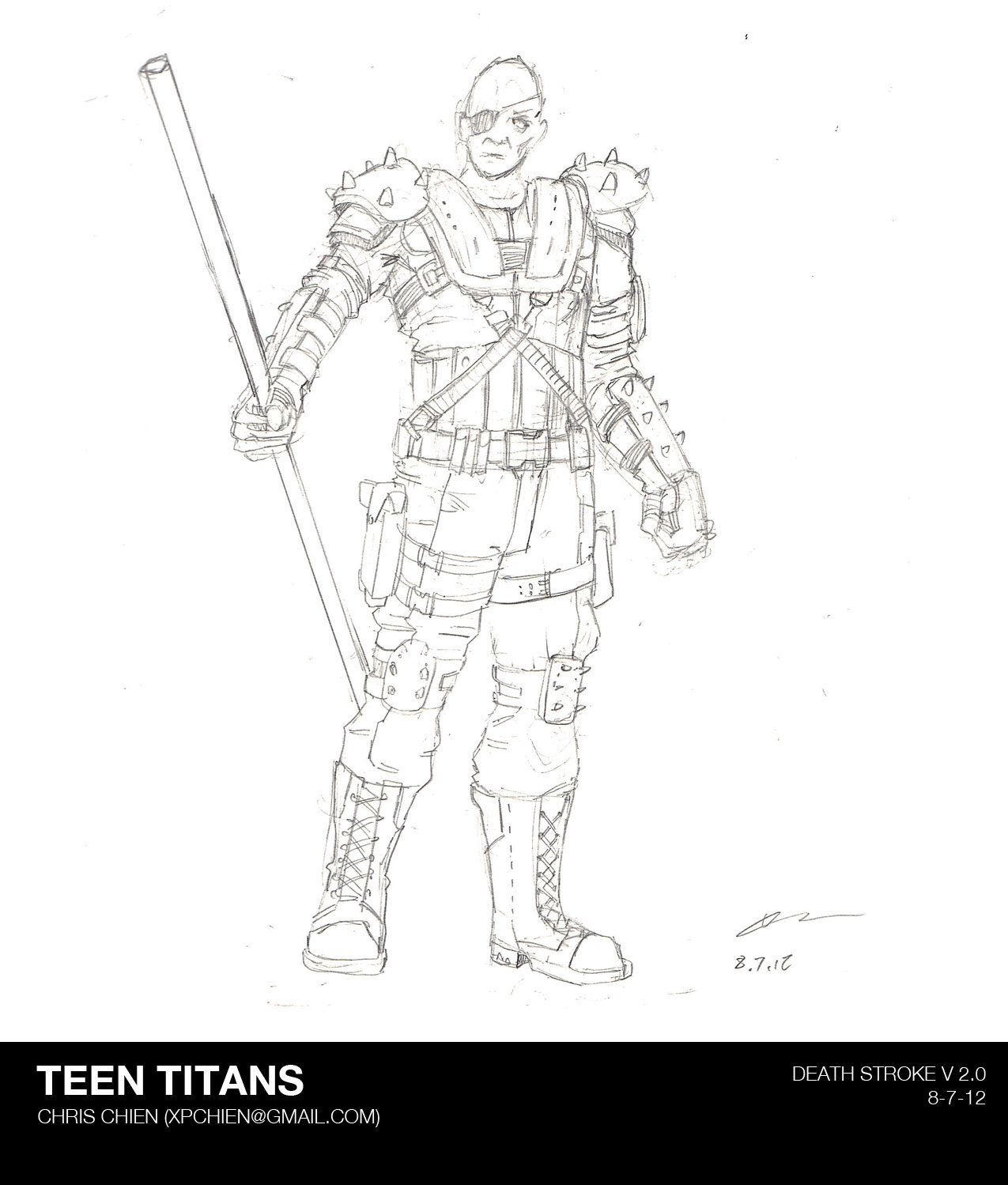 Sketchblog Chris Chien: Teen Titans Character Designs