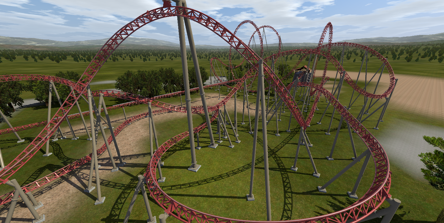 Animated Carowinds POV "Copperhead Strike" 2019 Coaster. Rumored Layout ...