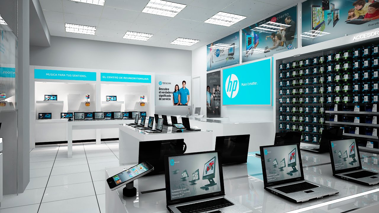 MKD: Hp Store Puerto Montt - Imagenes elaboradas para AP Arquitectura ...
