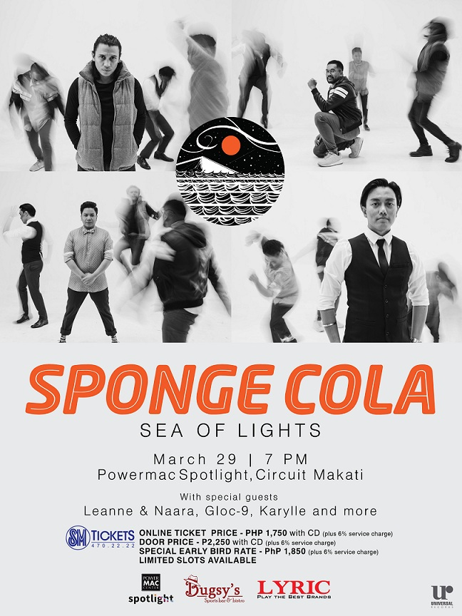 Sponge Cola "Sea of Lights" concert on March 29 - Where In Bacolod