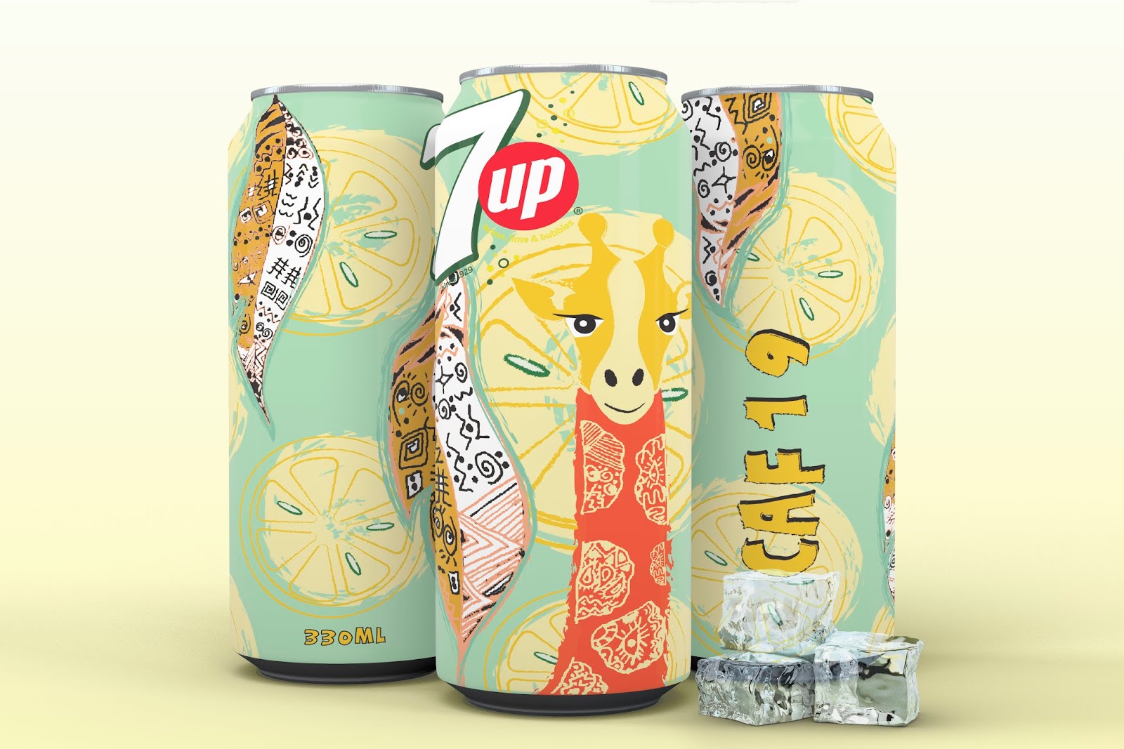7UP cans by students of Helwan university – Packaging Of The World