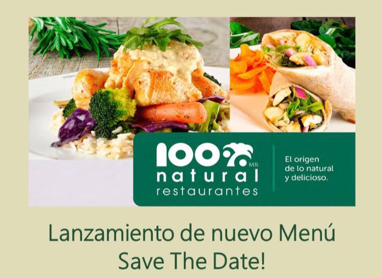 PERISCOPIO SOCIAL: NUEVO MENU 100% NATURAL