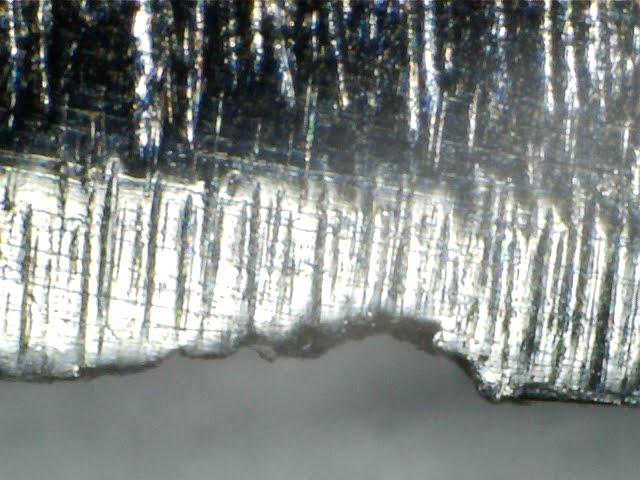 Putting your blades under the USB microscope