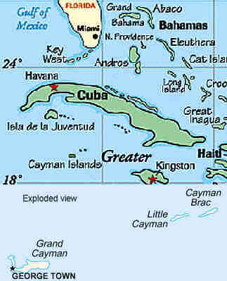 All Island: Grand Cayman Island Map