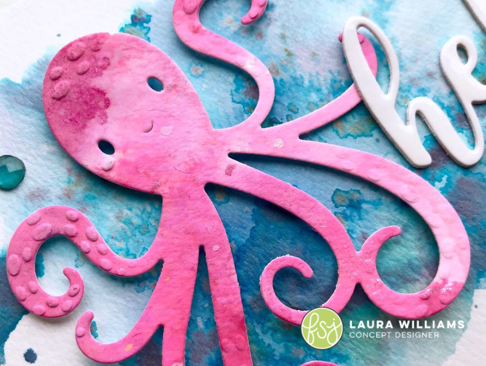 lauralooloo: Spellbinders Happy Octopus Handmade Card