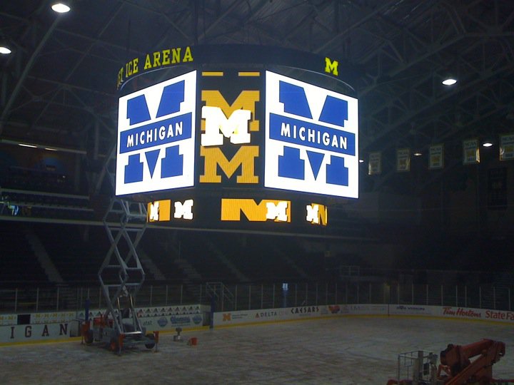 Big House, Yost, Crisler Scoreboard Update | Maize and Blue Nation ...