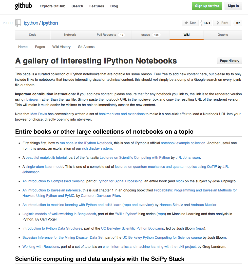 AstroPython Blog: Great gallery of IPython notebooks AstroPython Blog: Great gallery of IPython notebooks