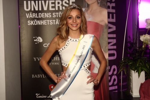 Amy Willerton: Alexandra Friberg is crowned Miss Universe Sweden 2013