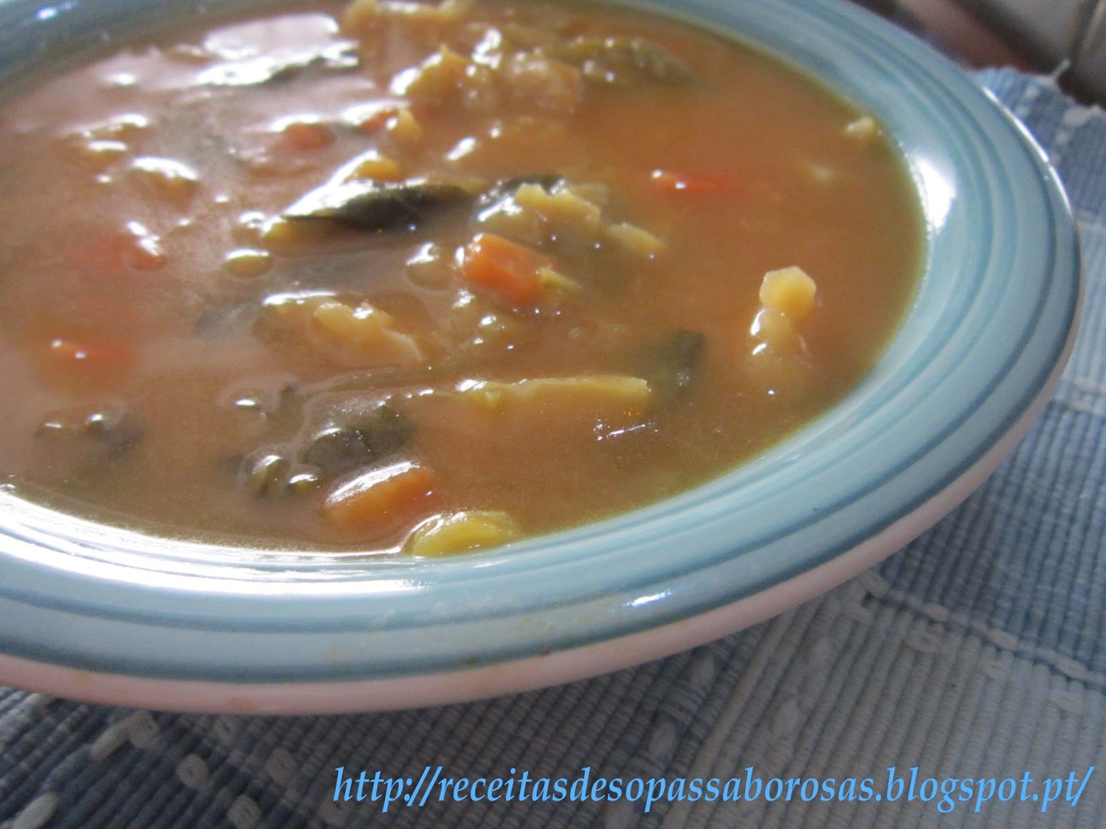 Receitas de sopas: Sopa de legumes variados