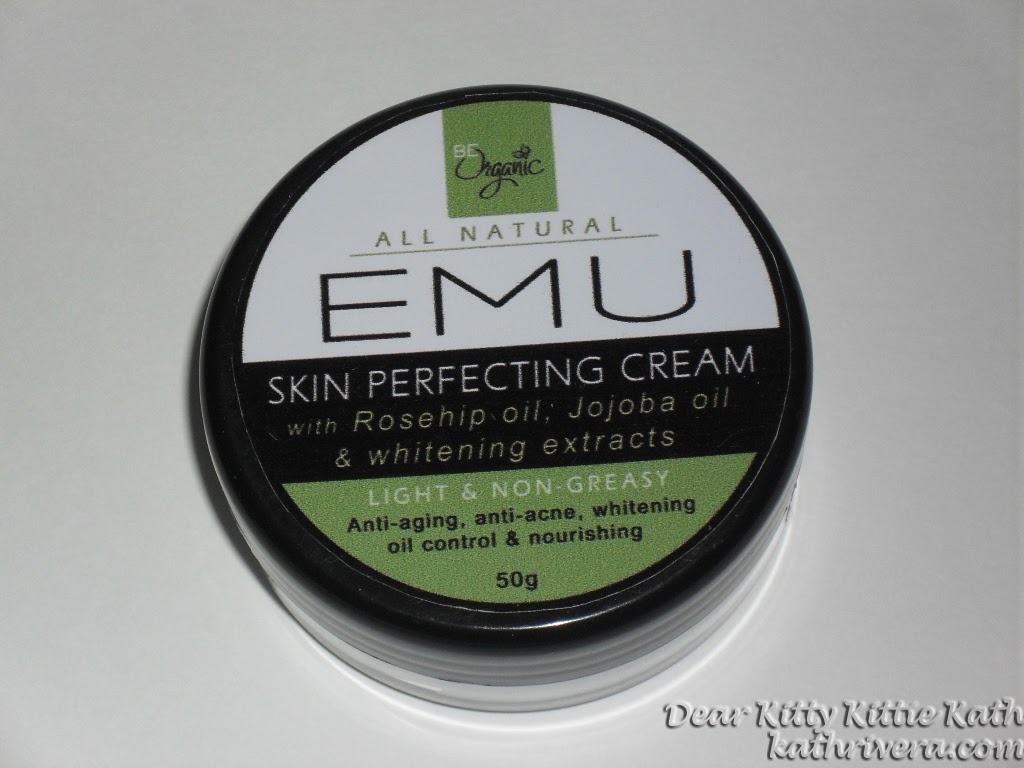 Product Review: Be Organic Emu Skin Perfecting Cream | Dear Kitty ...