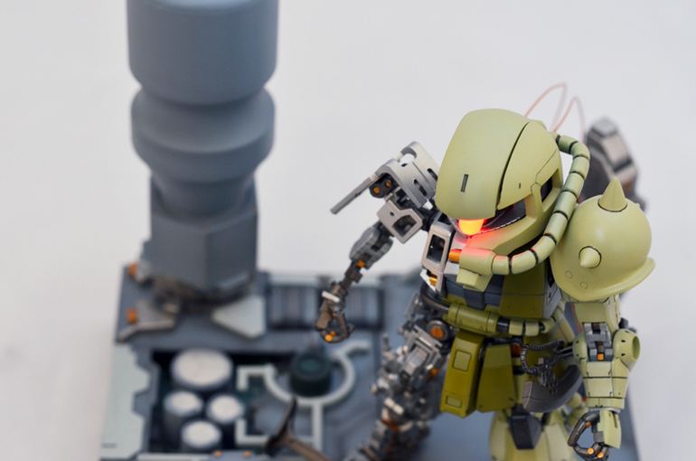 SD Zaku II with inner frame Custom Build