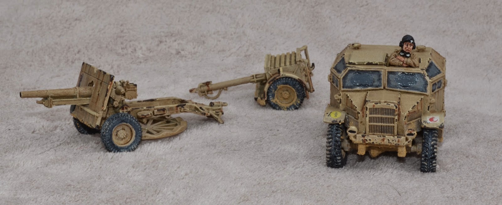 Forward Recon: North Africa: British Morris Quad and 25 pdr gun