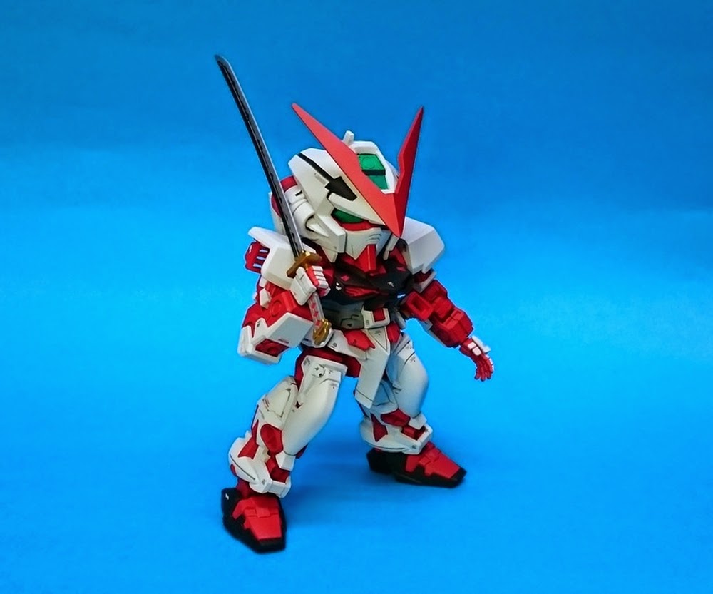 Custom Build: SD Gundam Astray Red Frame Flight Unit