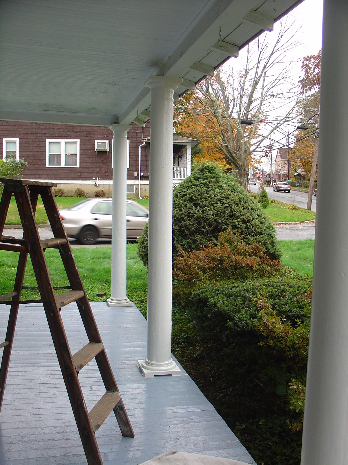 Life at Pugsley: Porch Column Bases 7: Finishing Touches