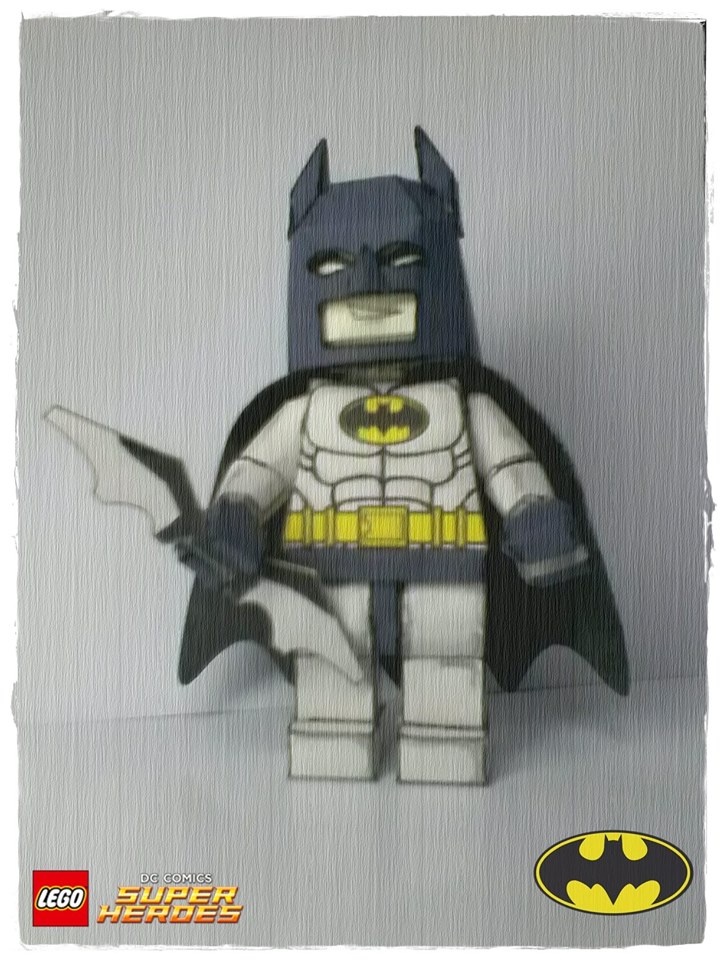 Lego Batman Papercraft - Classic Version