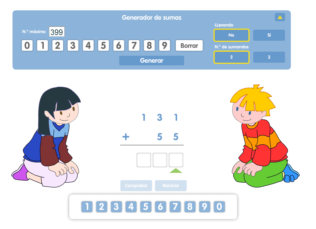 7mo Grado - VDS - 2019: Sumas interactivas hasta 300
