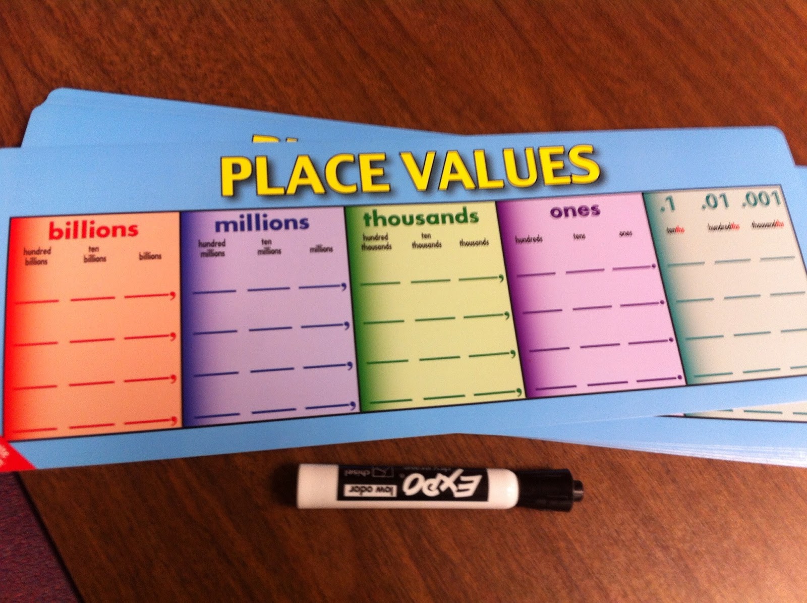 Place Value Stamp-It Activities - Teaching Special Thinkers