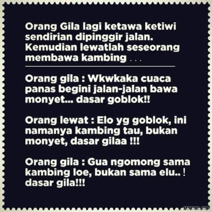 Kumpulan Meme Terlengkap: Kumpulan Meme Orang Gila