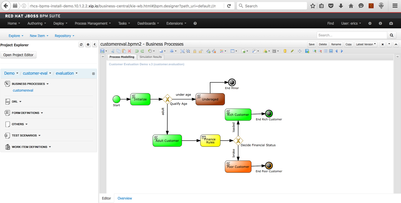 Eric D. Schabell: Rocking App Dev in the Cloud with JBoss BPM Suite Install Demo
