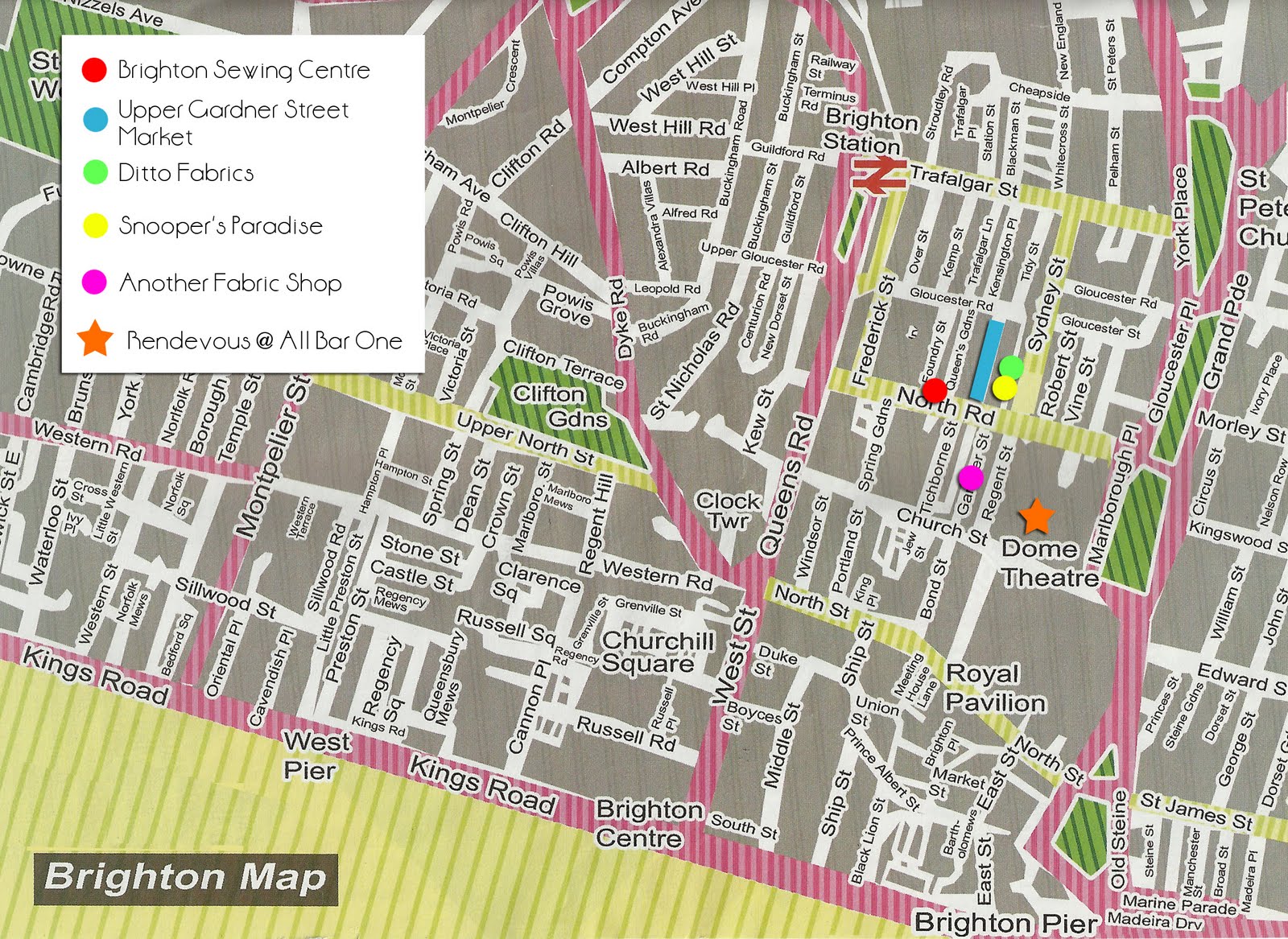 'So, Zo...': Brighton Meetup and Fabric Swap: debrief