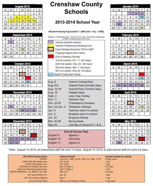 Superintendent's Corner: School Calendar Approved