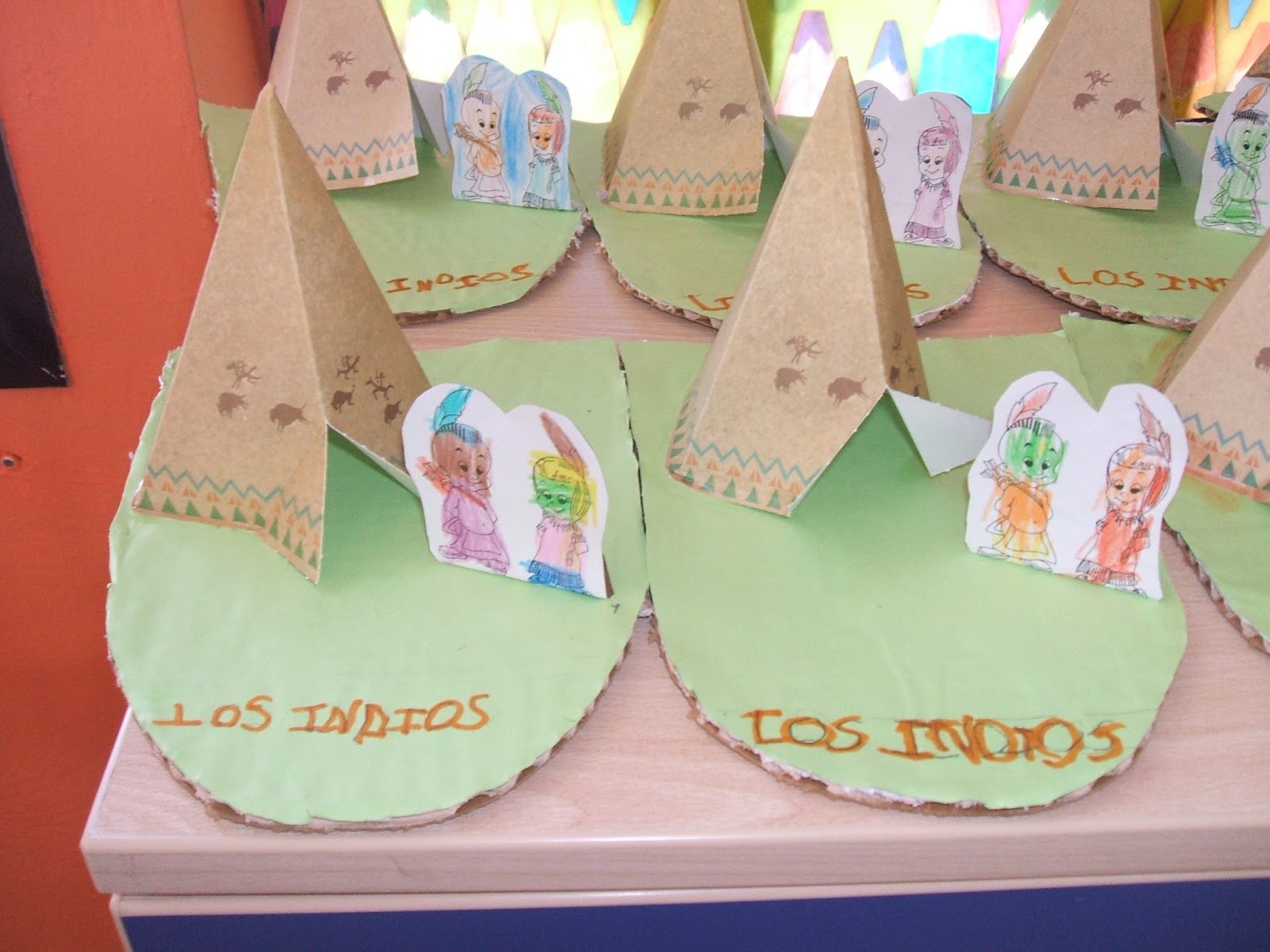 Trazos de colores: PROYECTO LOS INDIOS INFANTIL 4 AÑOS