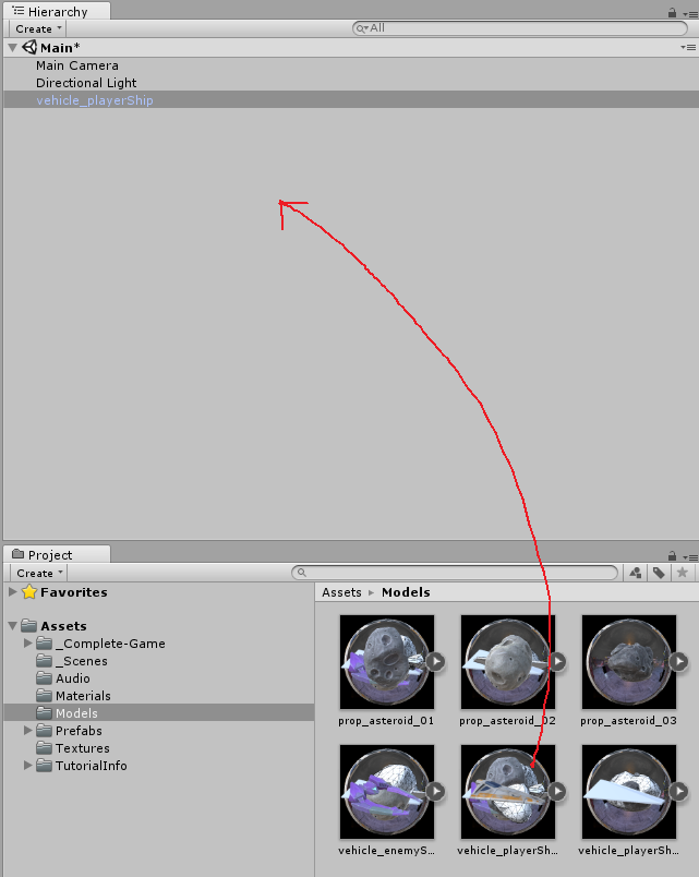 LateDreamer의 좌충우돌: Unity Tutorial: Space Shooter, part 1