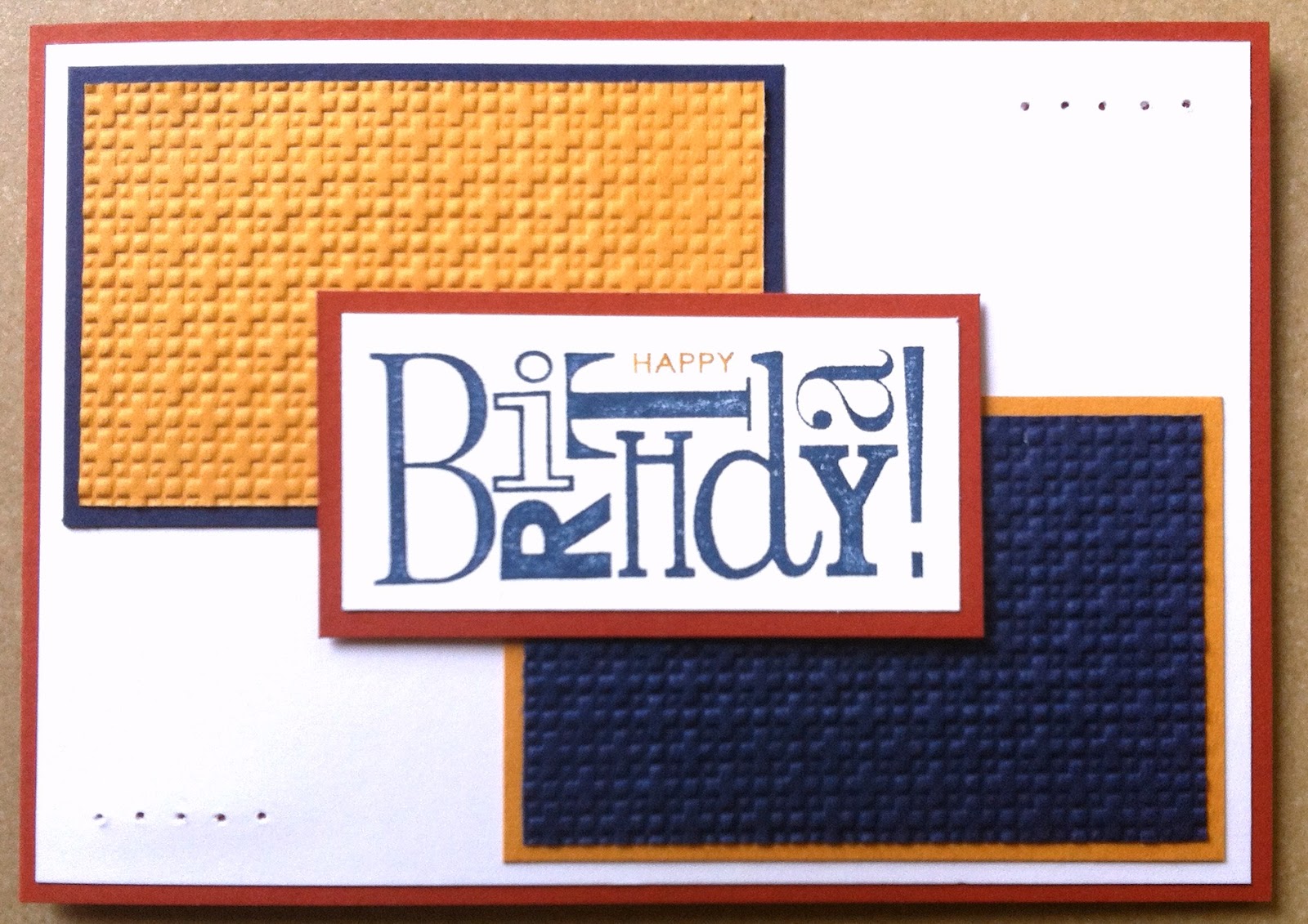 Card Designs by Donna: Happy Birthday David!