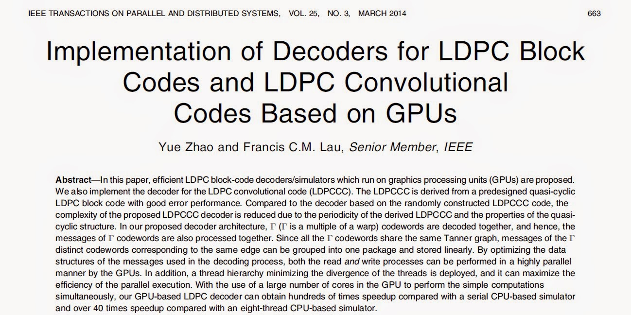 Bit Curious : Implementation of Decoders for LDPC Block Codes and LDPC Convolutional Codes Based ...
