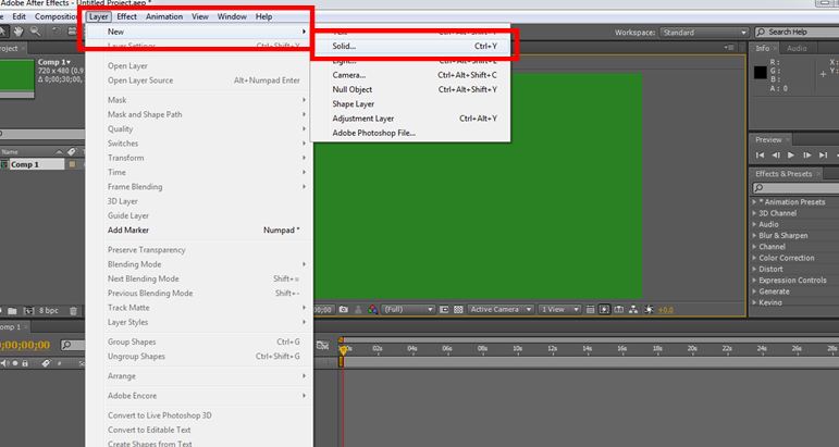 Cara Mengganti Warna Solid Di After Effect | Ide Perpaduan Warna