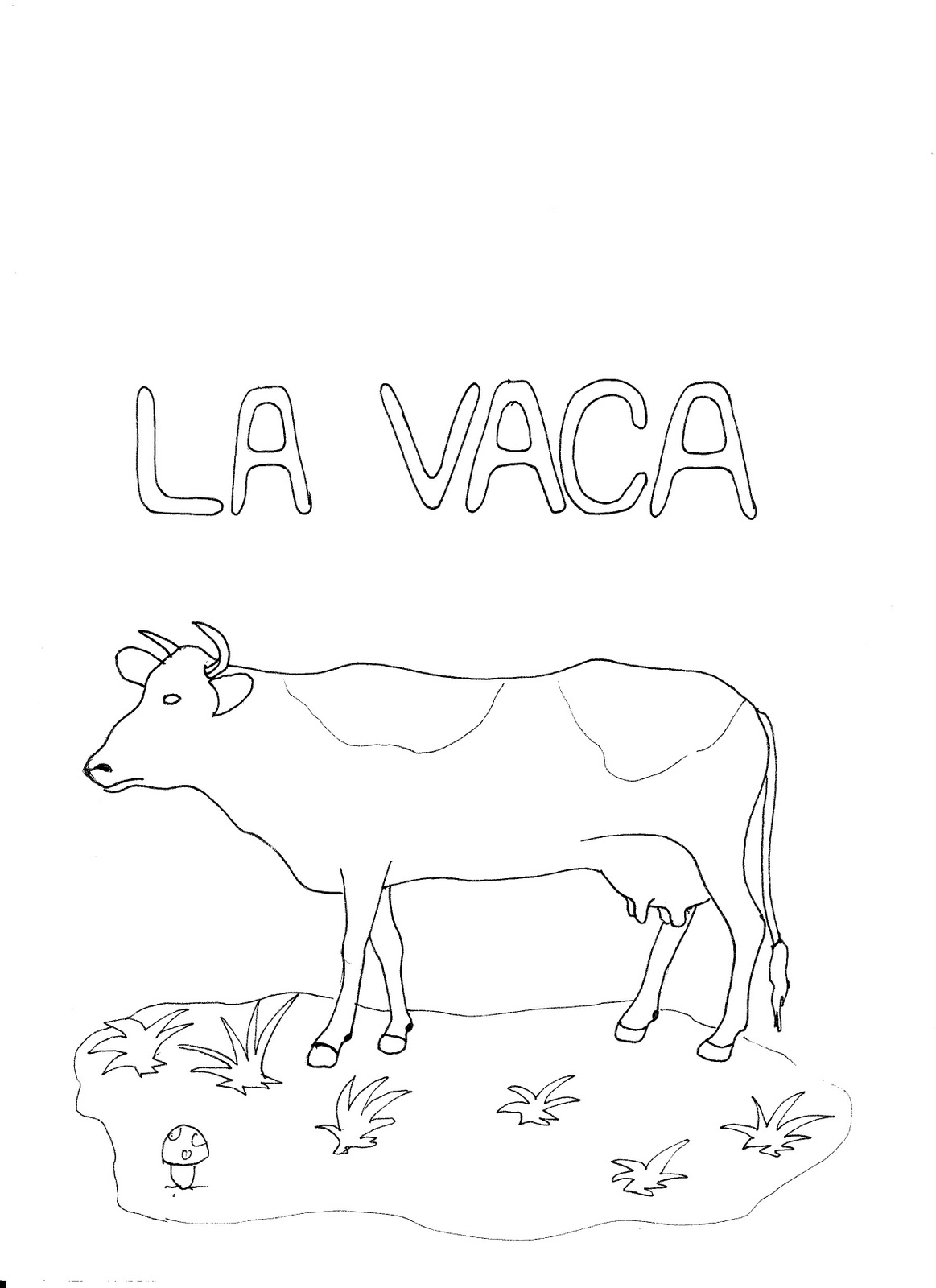 Spanish Works: Spanish Coloring Book: Los Animales