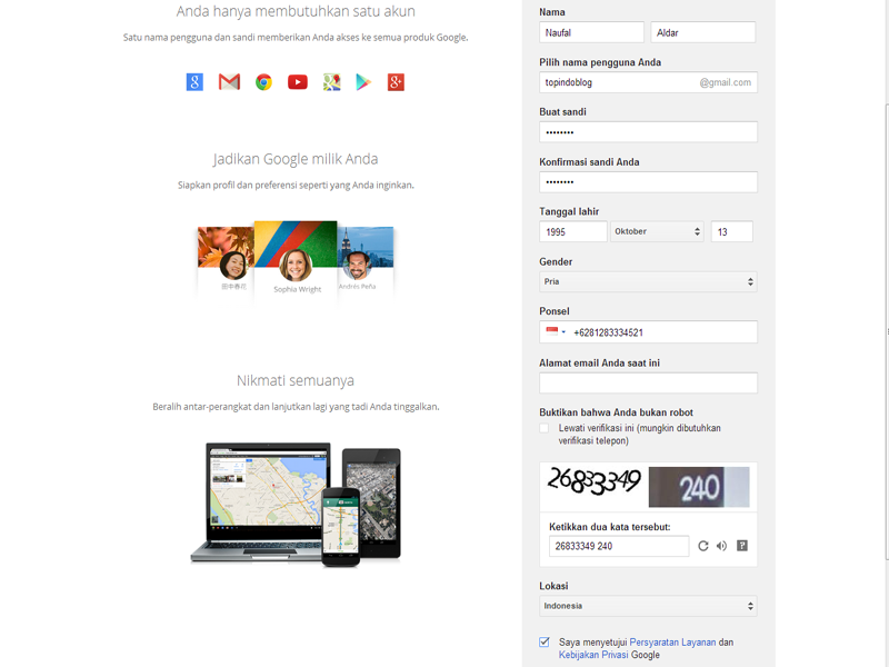 TopIndoBlog Pictures: Gambar Membuat Email Gratis