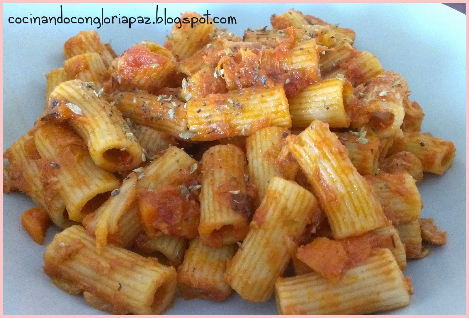 Cocinando con Gloria Paz: Pasta integral con tomate natural, zanahoria ...