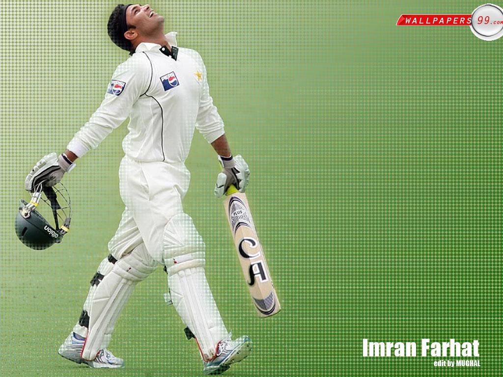 Pakistani Cricket Players Biography Wallpapers : Imran Farhat