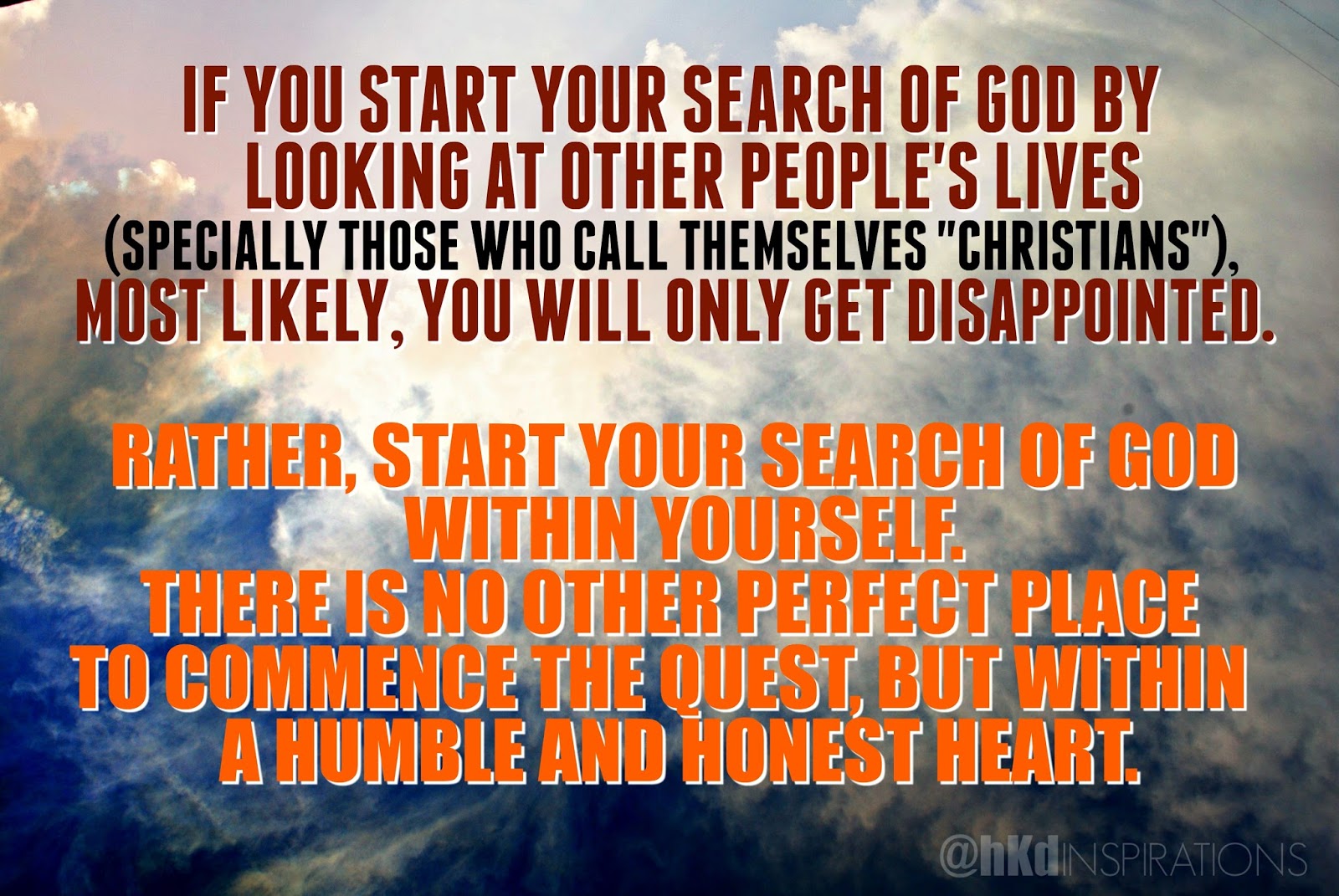 Heart of the King's Daughter: Where Do You Start Your Seach of God?