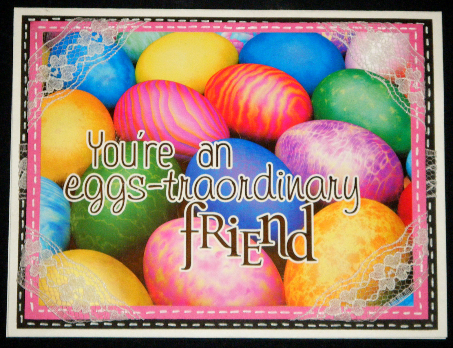 Cards by CG: "You're an Egg-traordinary Friend" Card