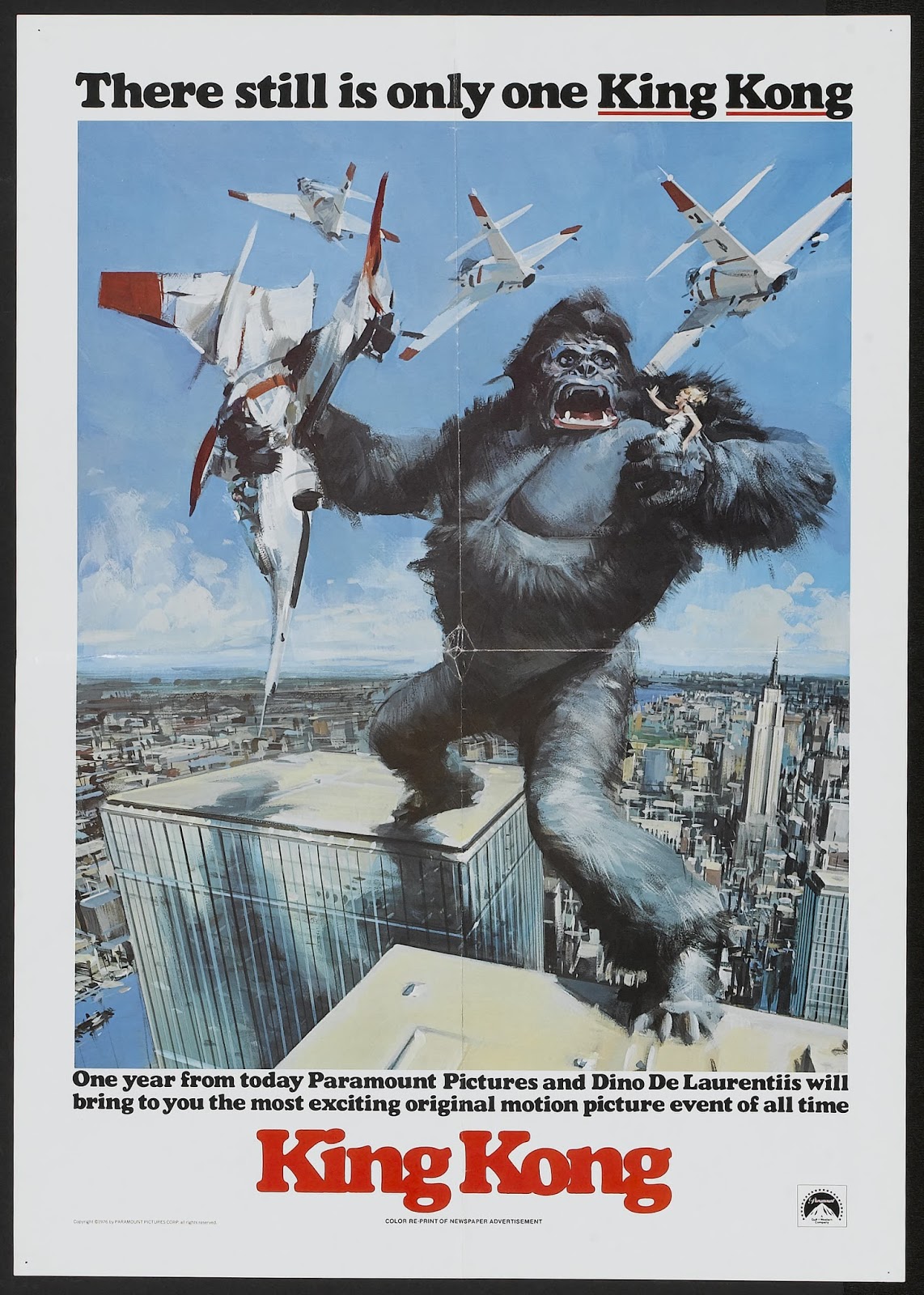The Cathode Ray Mission: Hump Day Posters: King Kong (1976)
