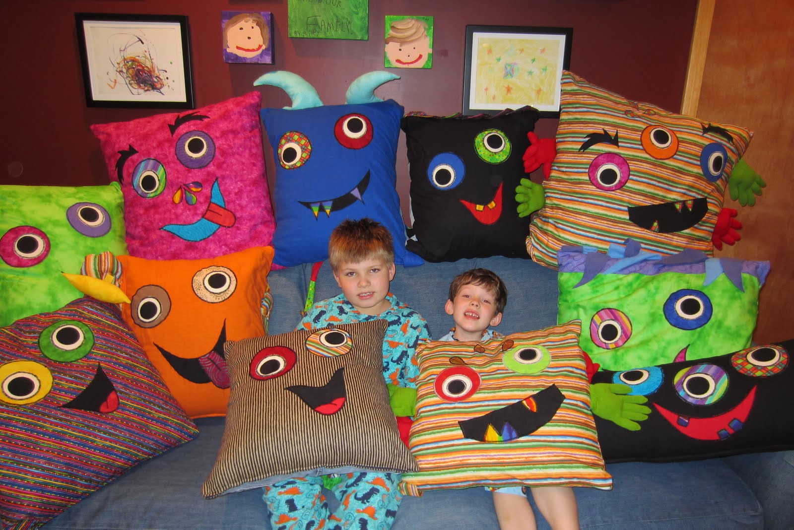 Create With Kids: Monster Pillows!!